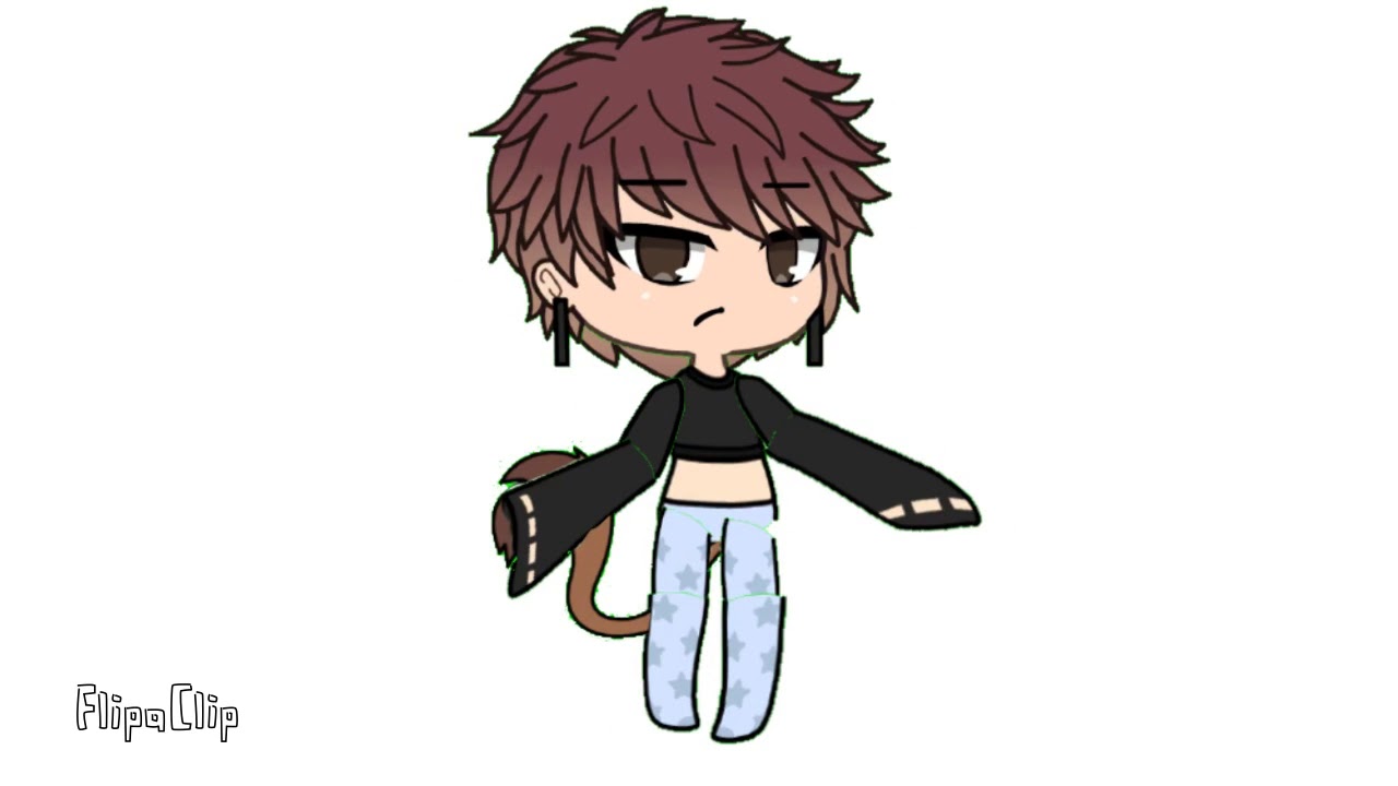 Gacha oc wagging tail - YouTube