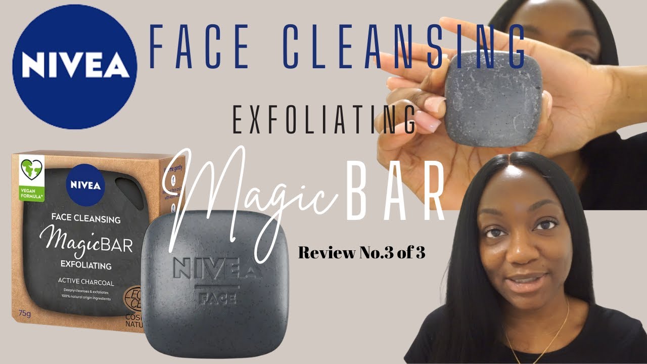 NIVEA MAGIC BARS | SOAP FREE EXFOLIATING ACTIVE CHARCOAL CLEANSING BAR ...