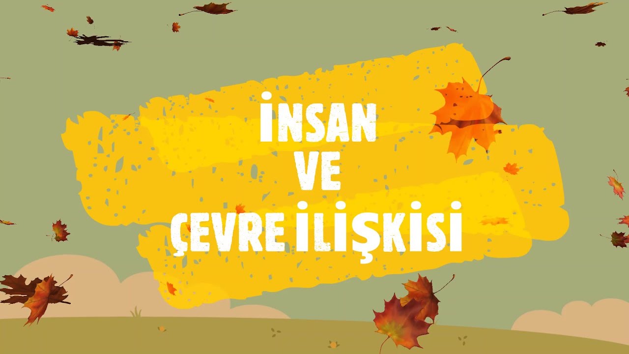 5.sınıf fen insan ve çevre ilişkisi - YouTube