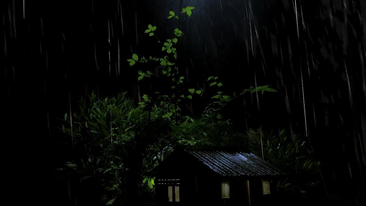 100% REAL - Rain Sounds for Sleeping - Thunderstorm Rain Sounds for ...
