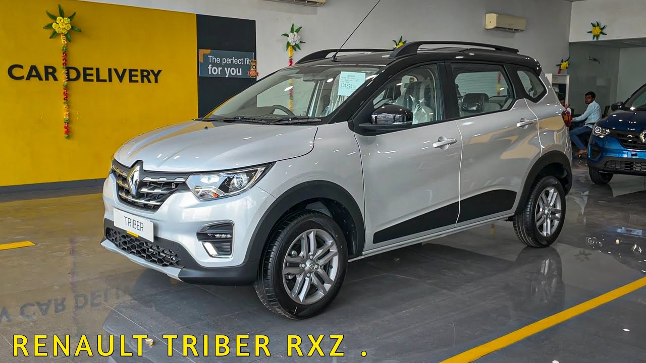 Renault Triber RXZ Top Model Detailed Walkaround | 2023 Renault Triber ...