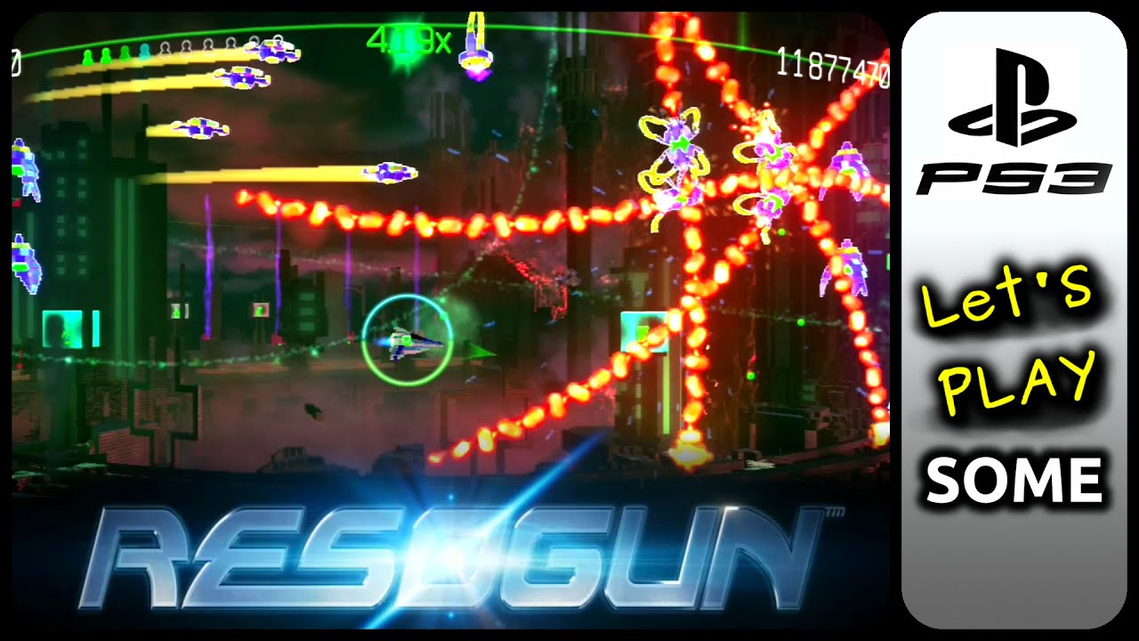Resogun (PS3) - Let's Play SOME - YouTube