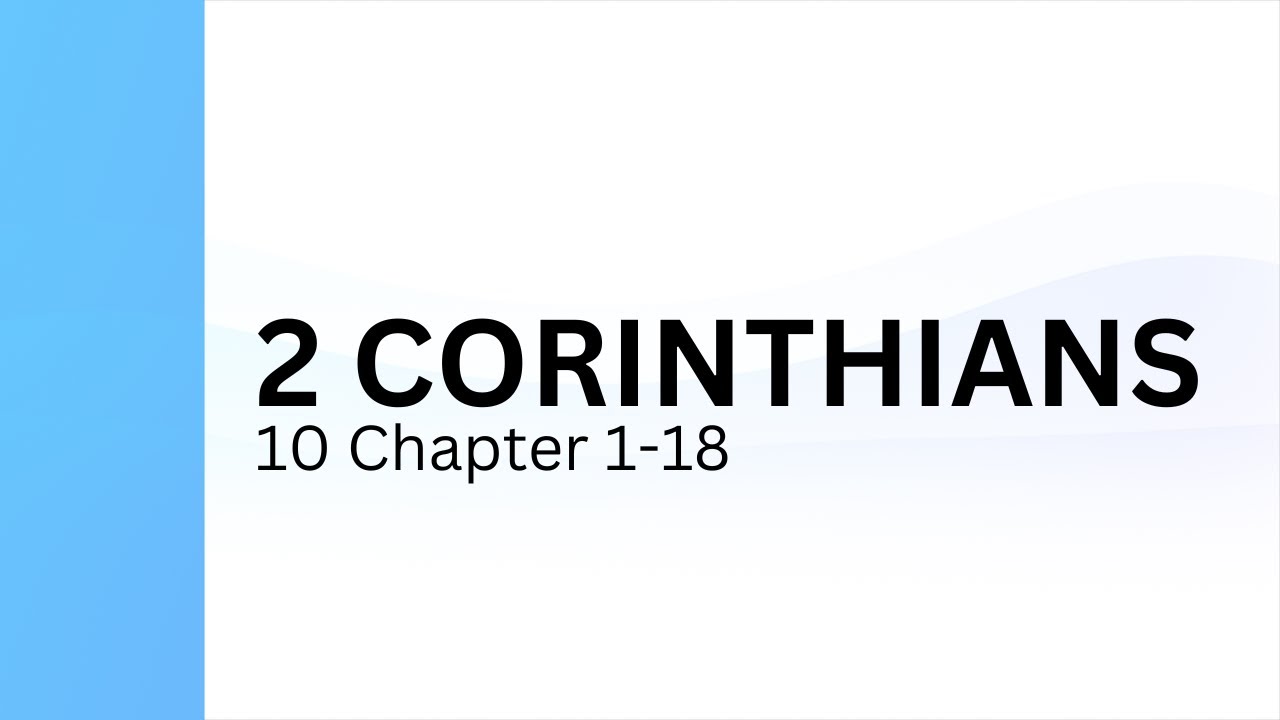2 Corinthians Chapter 10 | Holy Bible - Indian Sign Language Version ...