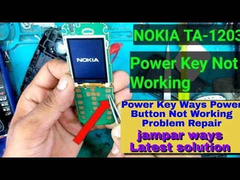 Nokia 105 ta-1203 Power Switch Not working problem solution 100% ...