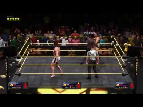 CAW vs. Matt Riddle vs. Pete Dunne (WWE 2K20) - YouTube