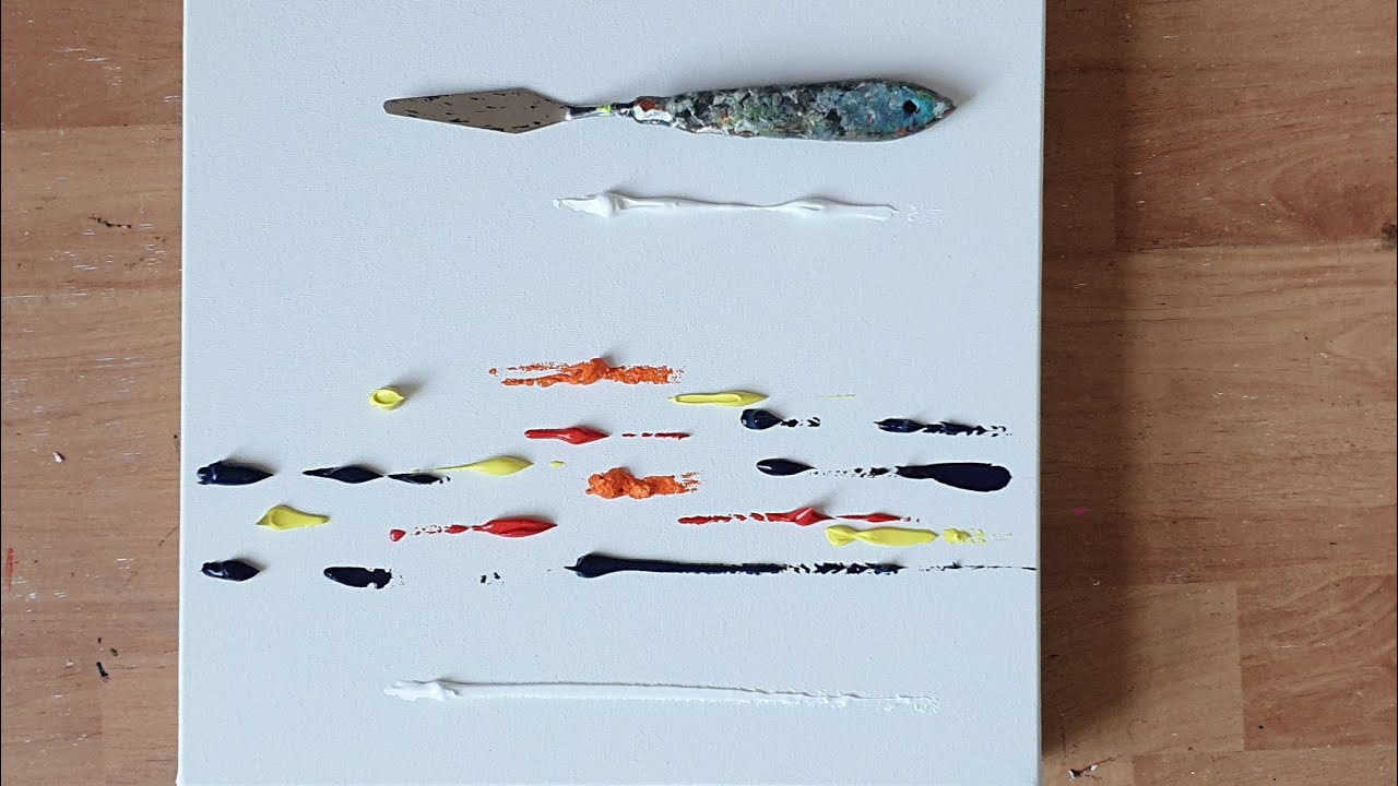 Easy Abstract Landscape Painting / Step by Step For Beginners ...