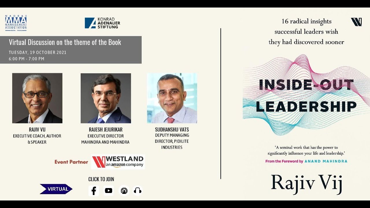 🔴LIVE: Inside-Out Leadership: break through ideas for professional ...