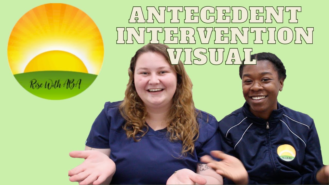 Antecedent Intervention - Visual - YouTube