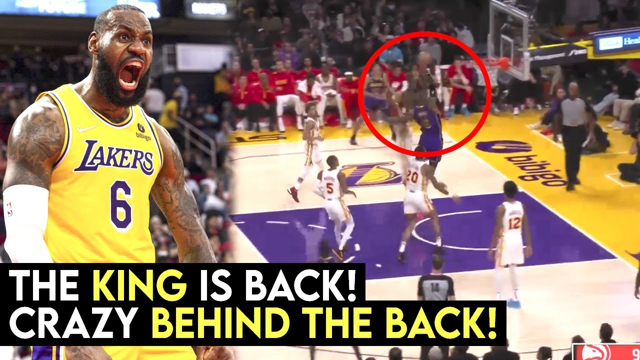 The King is Back, TUMBA ang Player! Lebron Behind the Back CROSS ...