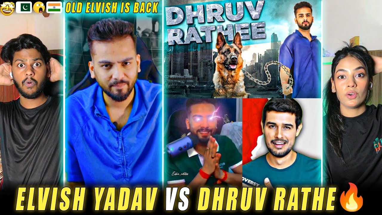 Reaction on Elvish yadav Roast Dhruv Rathi 😱🔥 | Elvish vs Dhruv Rathi 😈 ...