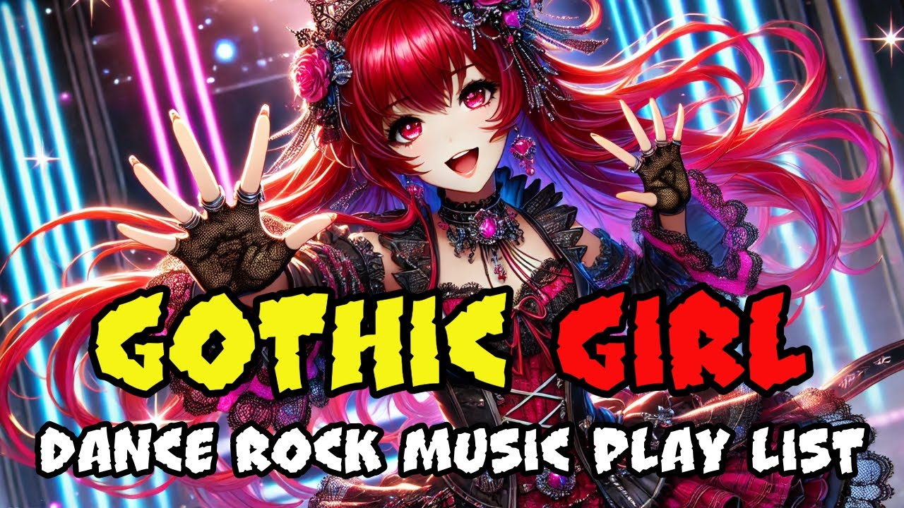 【gothic girl】 music playlist neon rock🔥 - YouTube