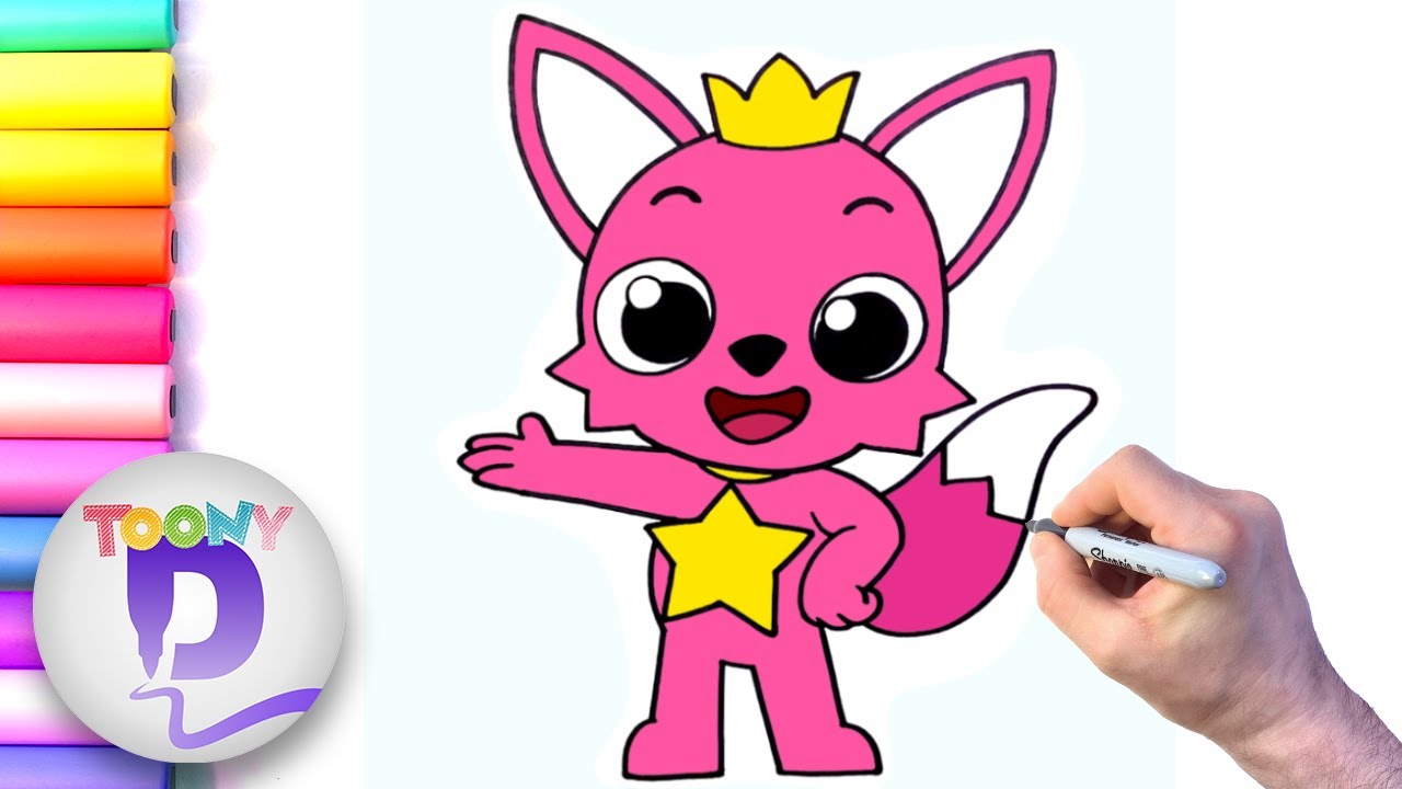 How to Draw Pinkfong - YouTube