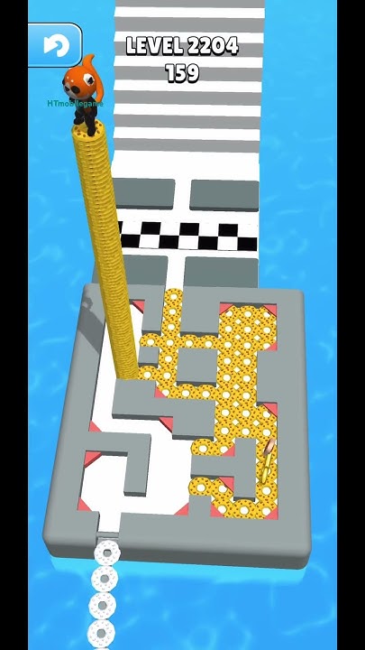 Gameplay top mobile games Relaxing n satisfying game iOS/ANDROID Stacky Dash #shorts Level 2204 ...