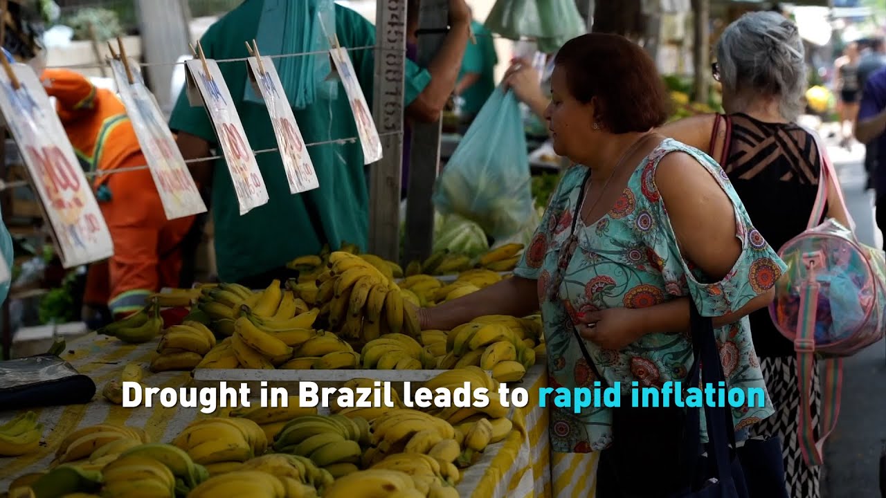 Drought in Brazil leads to rapid inflation - YouTube