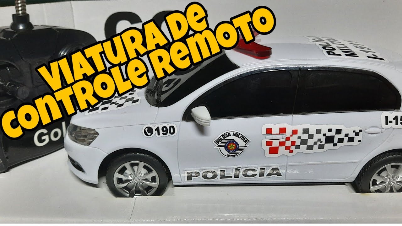Miniatura Gol G5 Viatura PMSP de controle remoto 1/18 - YouTube