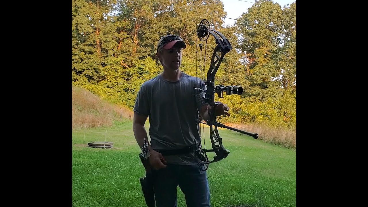 100 YD SHOT / IRONWILL BROADHEAD / PSE EVL 32 / TAP STABILIZERS - YouTube