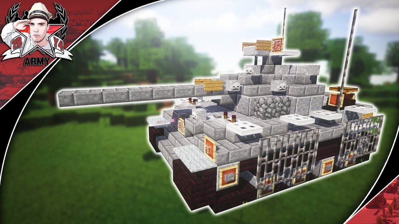 Minecraft: WW2 Panther II | Medium Tank Tutorial - YouTube