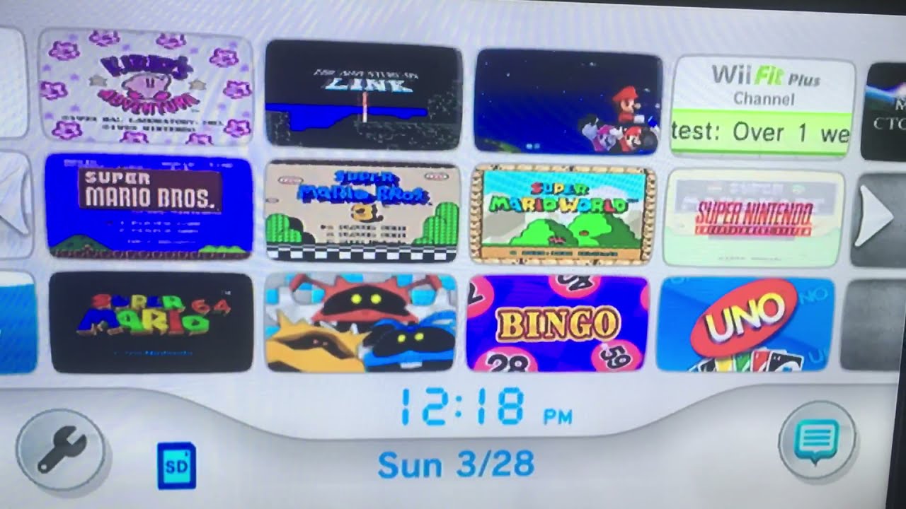 Modded Wii Menu (3 28, 2021) - YouTube