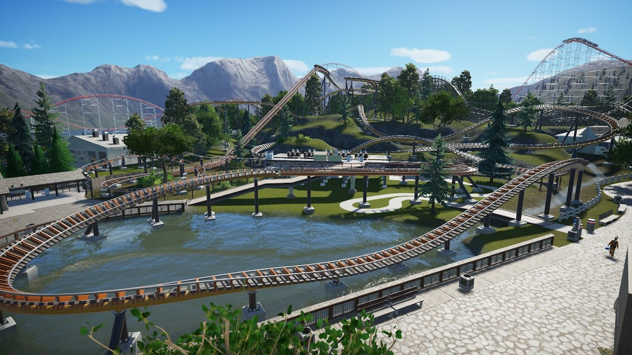 Goldrush (Swinging Mine Train) - Planet Coaster - YouTube