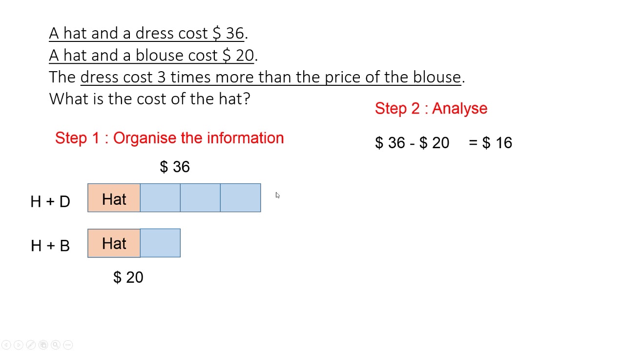 MMV#09 Solving P4 Math Problem Sums Involving Constant Difference - YouTube