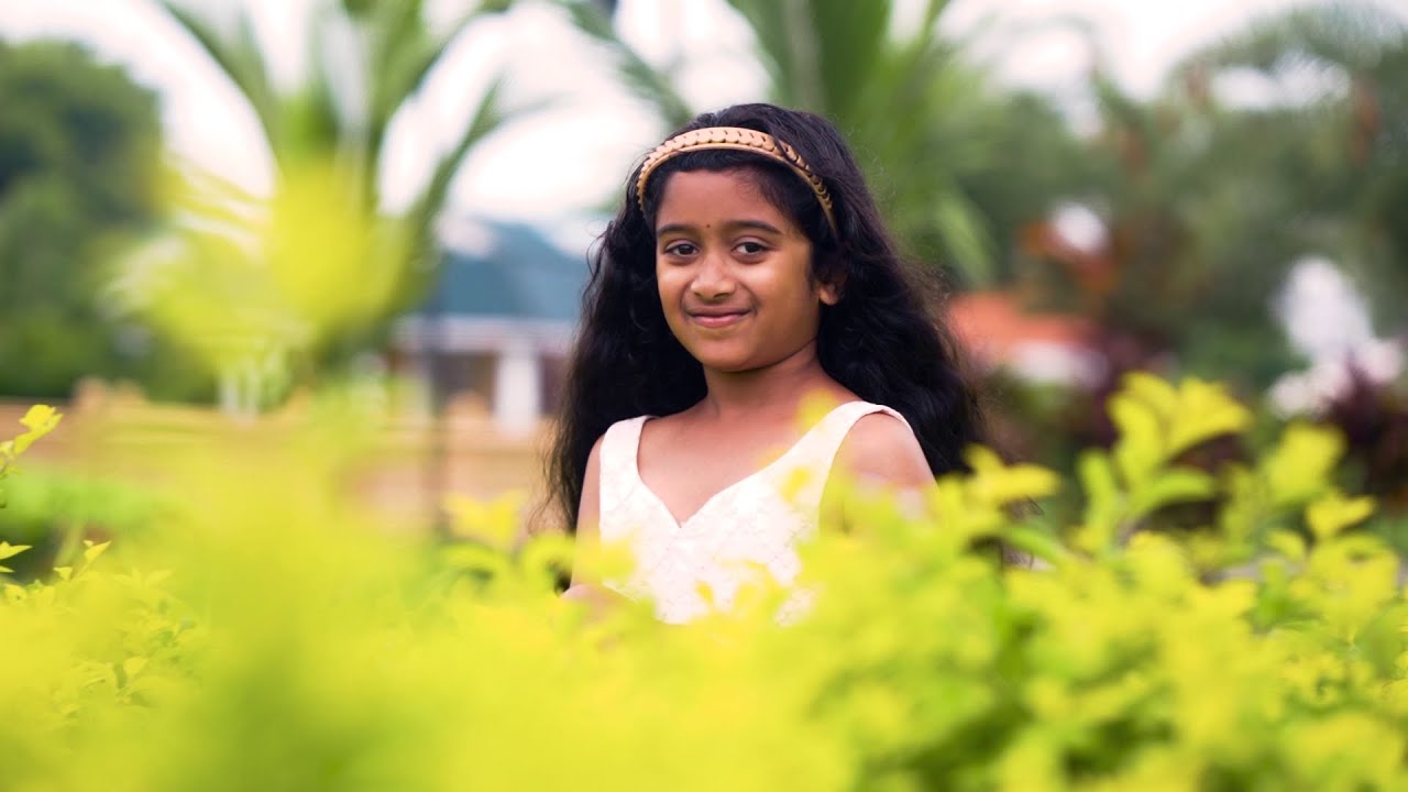 Srinika's Half Saree Pre shoot |7blissphotography - YouTube