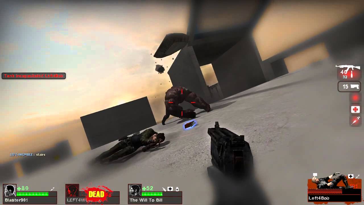 Watch us Attempt "Tanks Playground" (L4D2, test video) - YouTube
