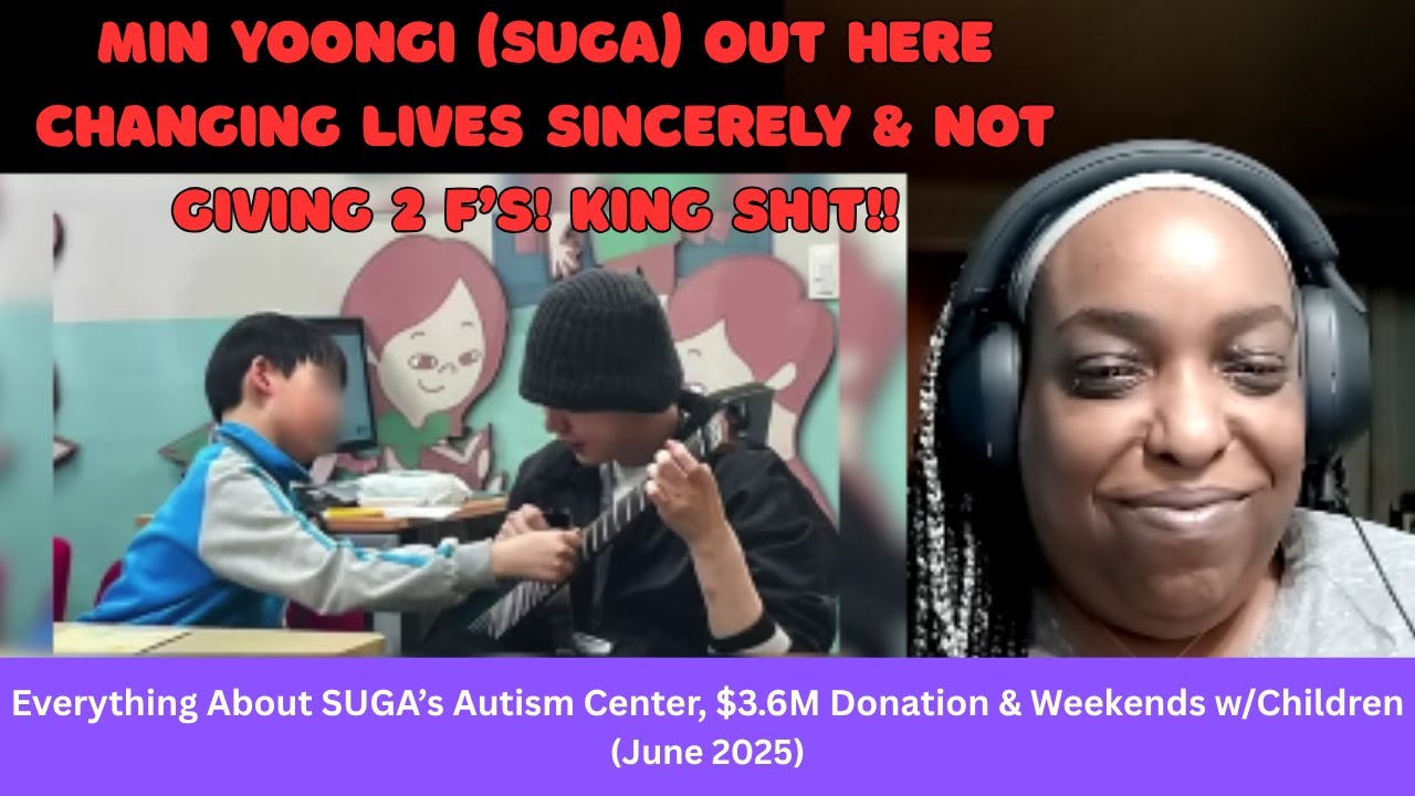 1st Reaction To: Everything About SUGA’s Autism Center, $3.6M Donation ...