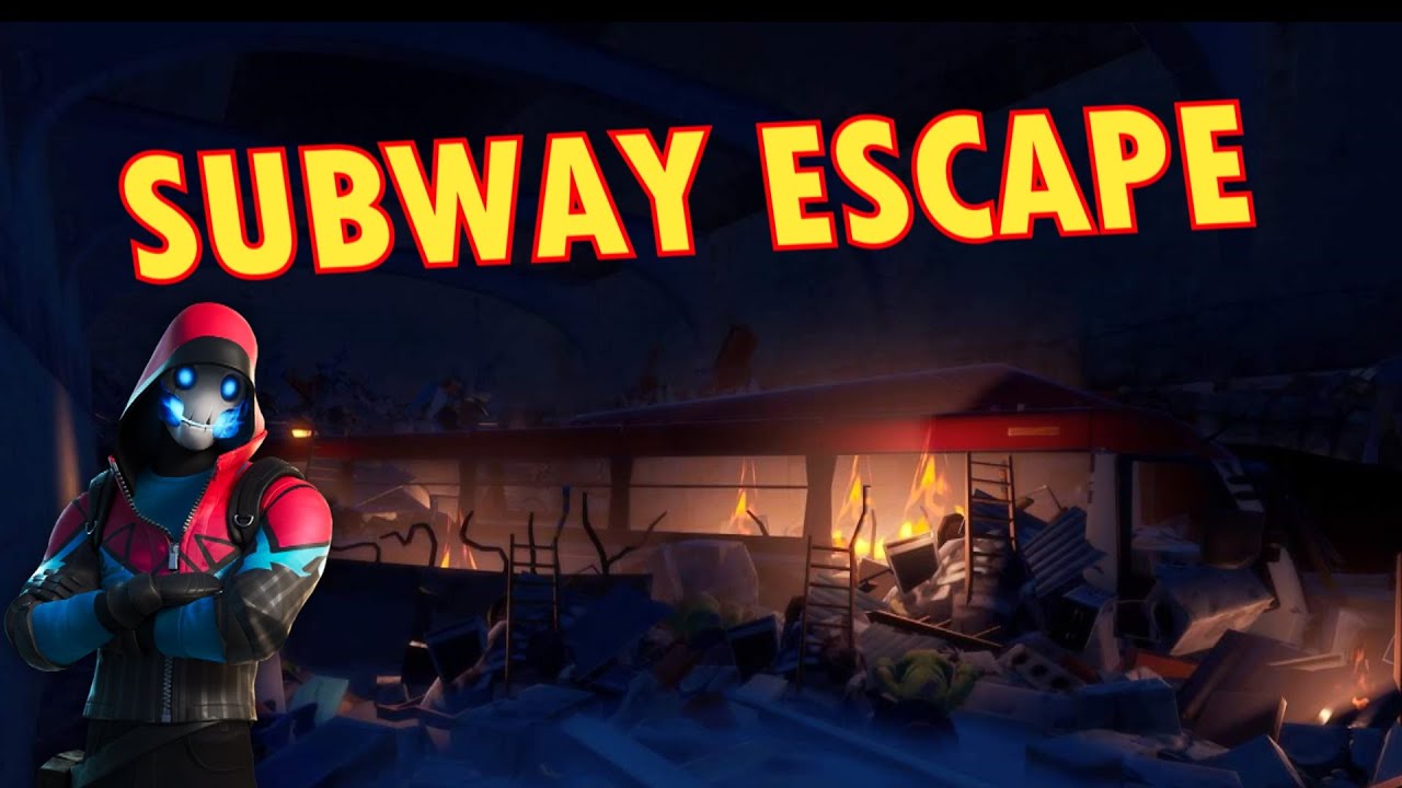 SUBWAY ESCAPE SUR FORTNITE : LE METRO MAUDIT - HORROR MAP - YouTube