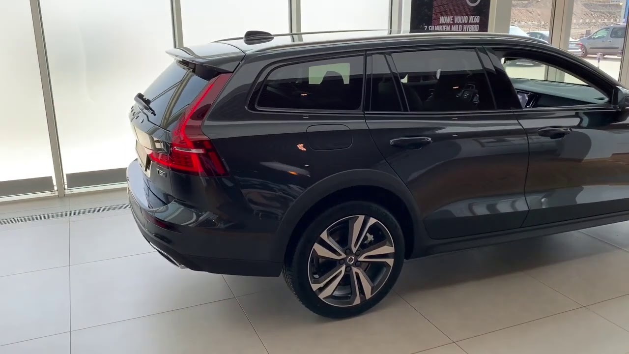 Volvo V60 Cross Country Pro T5 AWD 492 Savile Grey DOIN 5100200 - YouTube