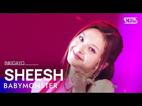BABYMONSTER (베이비몬스터) - SHEESH @인기가요 inkigayo 20240428