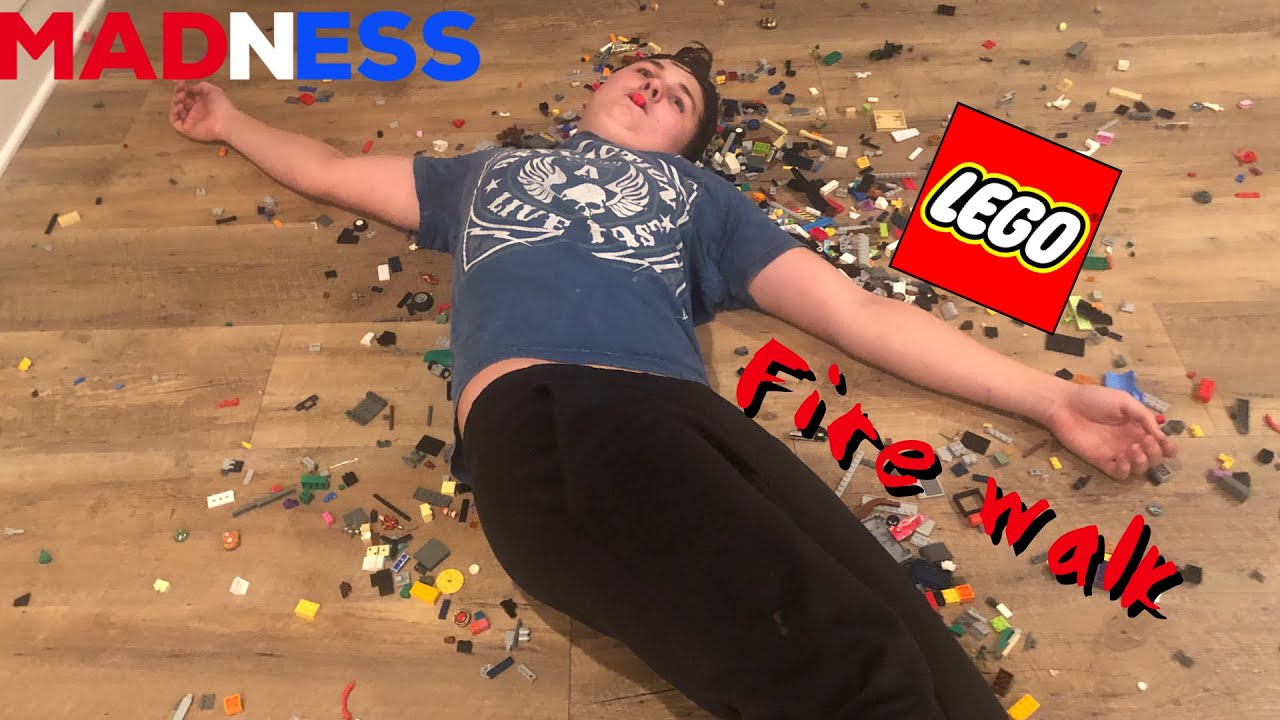 Lego fire walk - YouTube