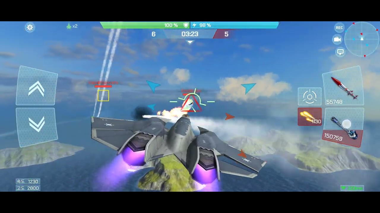 AIR COMBAT OL. 30OCT2025.02. 팀 데스매치 (4 Vs 4). COKLY.XRAY. XENT.KOREA ...