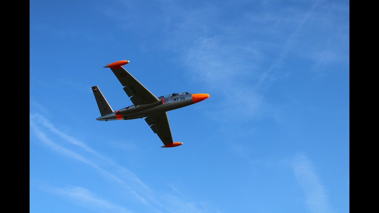 40 ans AIRLANDMODELISME: vol du Fouga Magister env.4m!! - YouTube