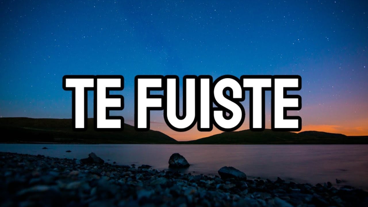 Wisin & Yandel, Jay Wheeler - Te Fuiste (Letra_Lyrics) _ La Última ...