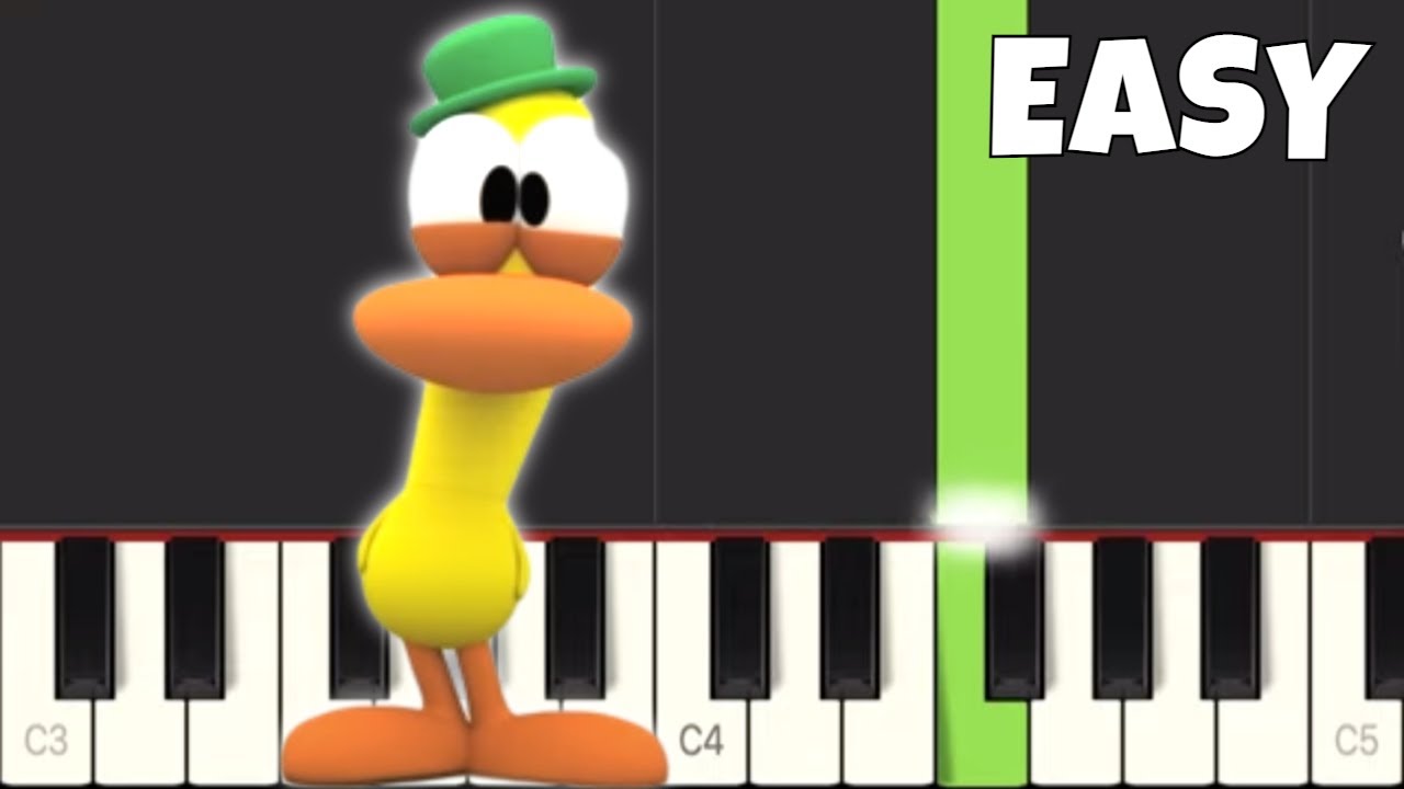 P-A-T-O Patooo ! EASY Piano Tutorial - Pato Song - YouTube