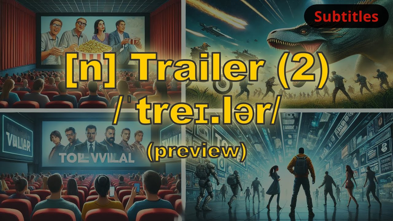 [n] Trailer meaning (preview) with 5 examples - YouTube