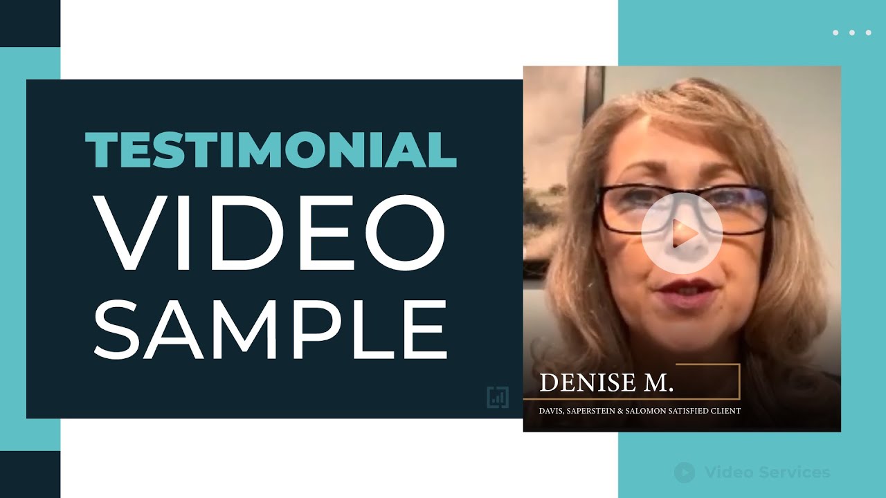 Testimonial Video Sample - YouTube