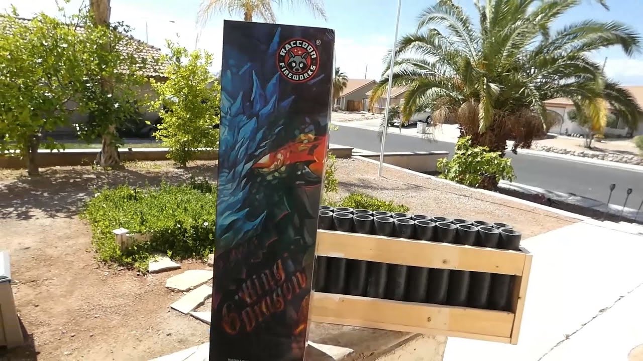 KING DRAGON 6" 24 Shells By Raccoon Fireworks From Moapa #fireworks ...