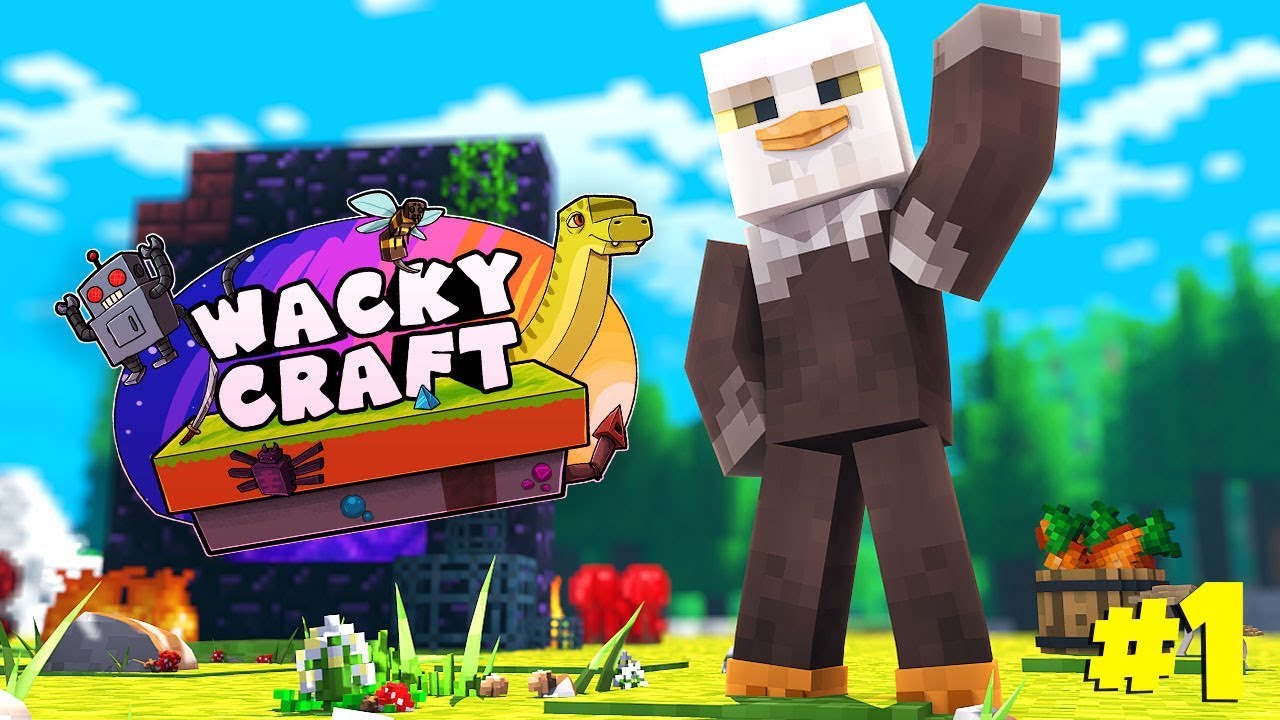 WackyCraft #1 - A CRAZY MINECRAFT ADVENTURE! - YouTube
