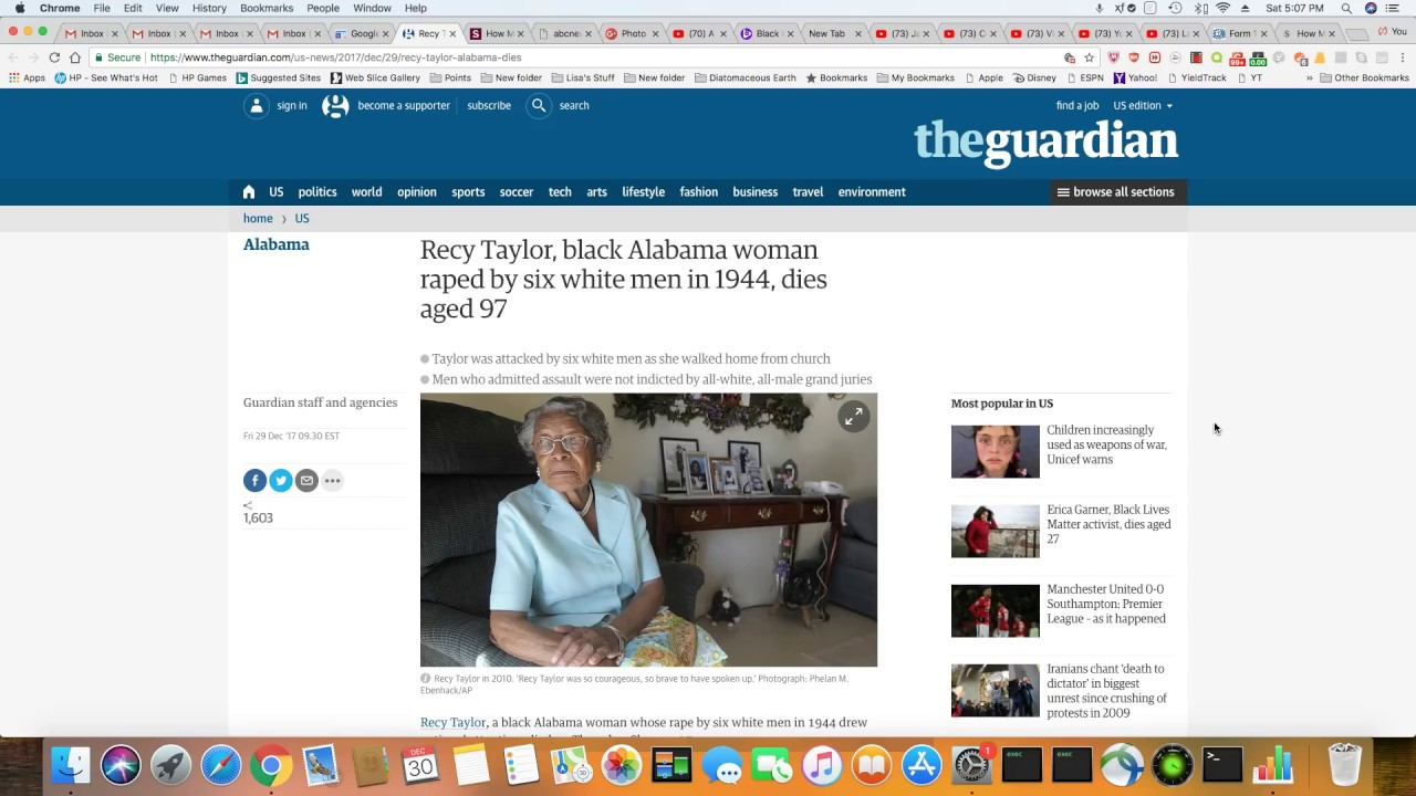 The Story Of Recy Taylor 1944 - YouTube