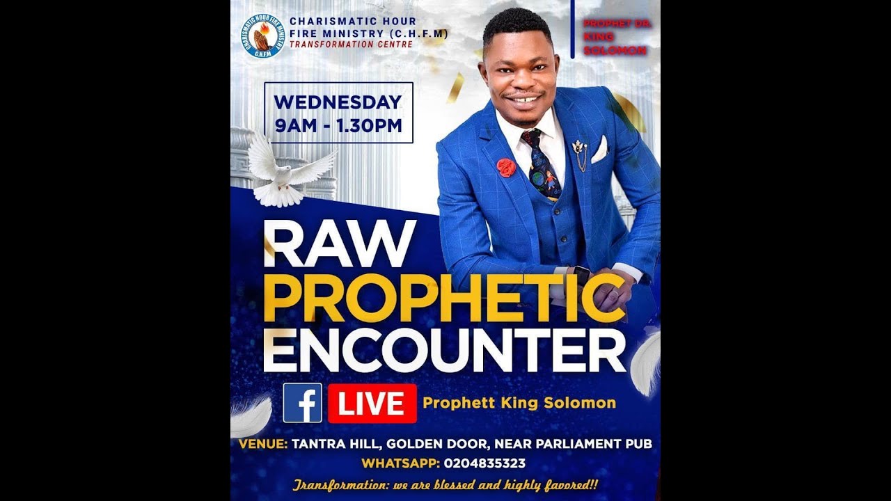 RAW PROPHETIC ENCOUNTER WITH PROPHET DR KING SOLOMON 24-04-2024 - YouTube