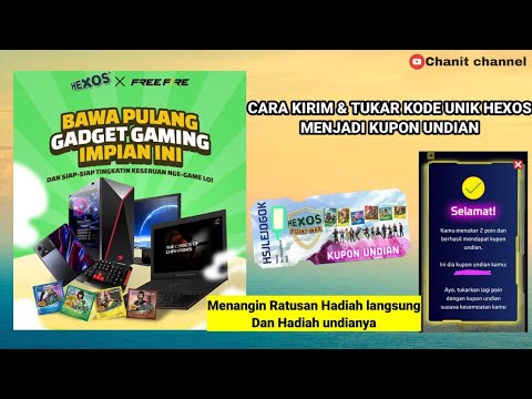 CARA TUKAR KODE UNIK HEXOS MENJADI KUPON UNDIAN - YouTube