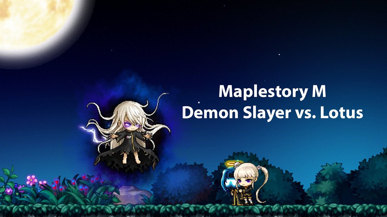 Maplestory M - Demon Slayer Lotus Run - YouTube