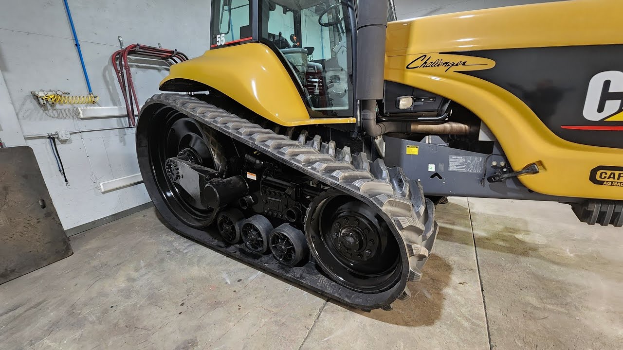 cat challenger 55 undercarriage part 3 - YouTube