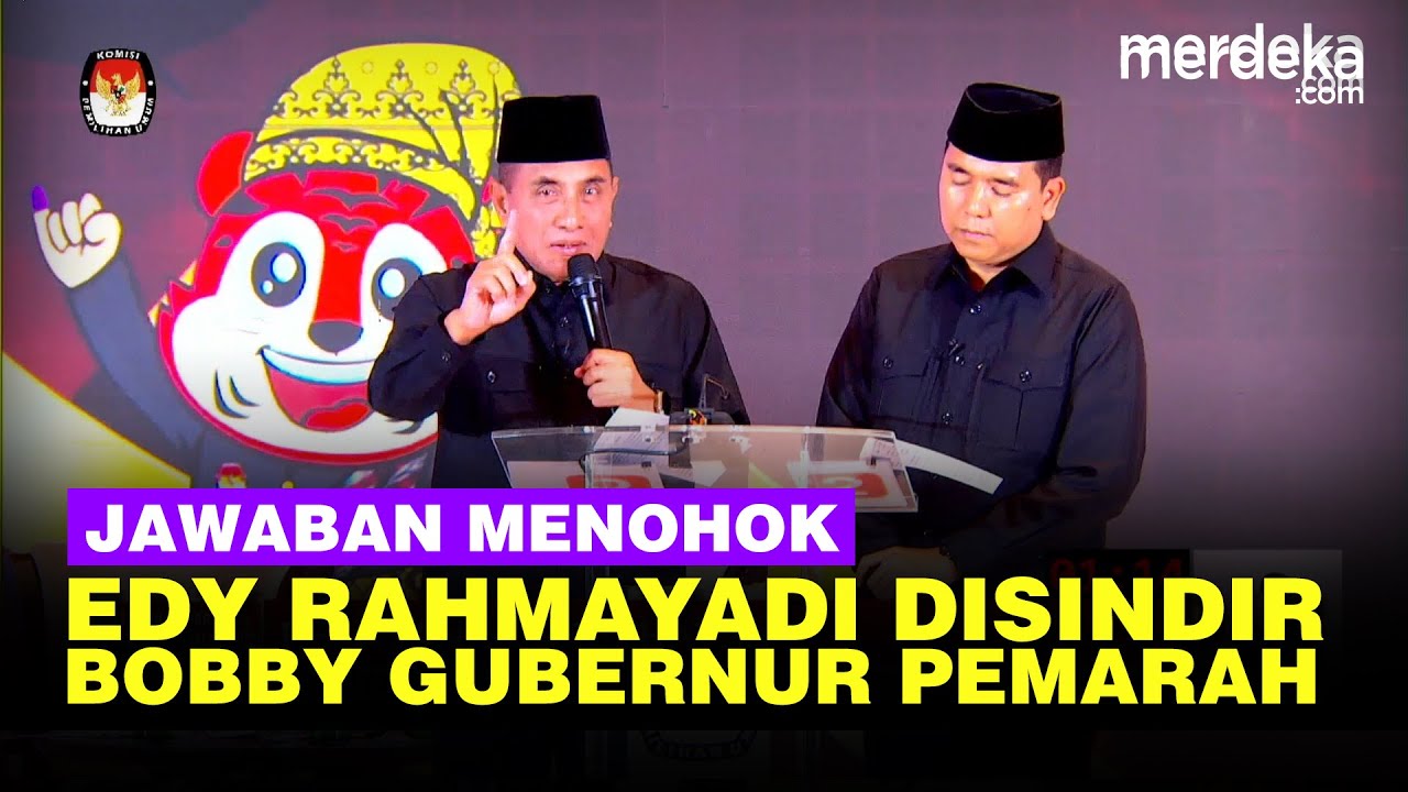 Jawaban Menohok Edy Rahmayadi Disindir Bobby Soal Gubernur Pemarah & Suka Menakuti - YouTube