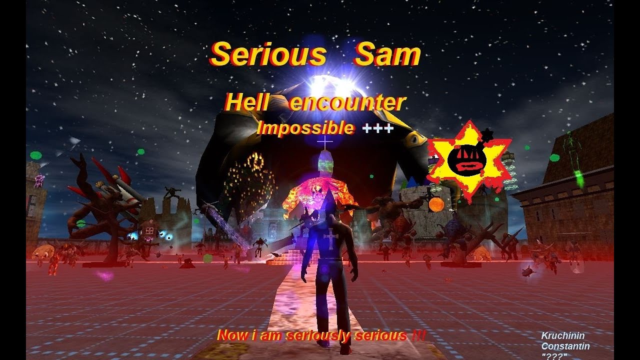 Serious Sam Hell encounter impossible+++ - YouTube