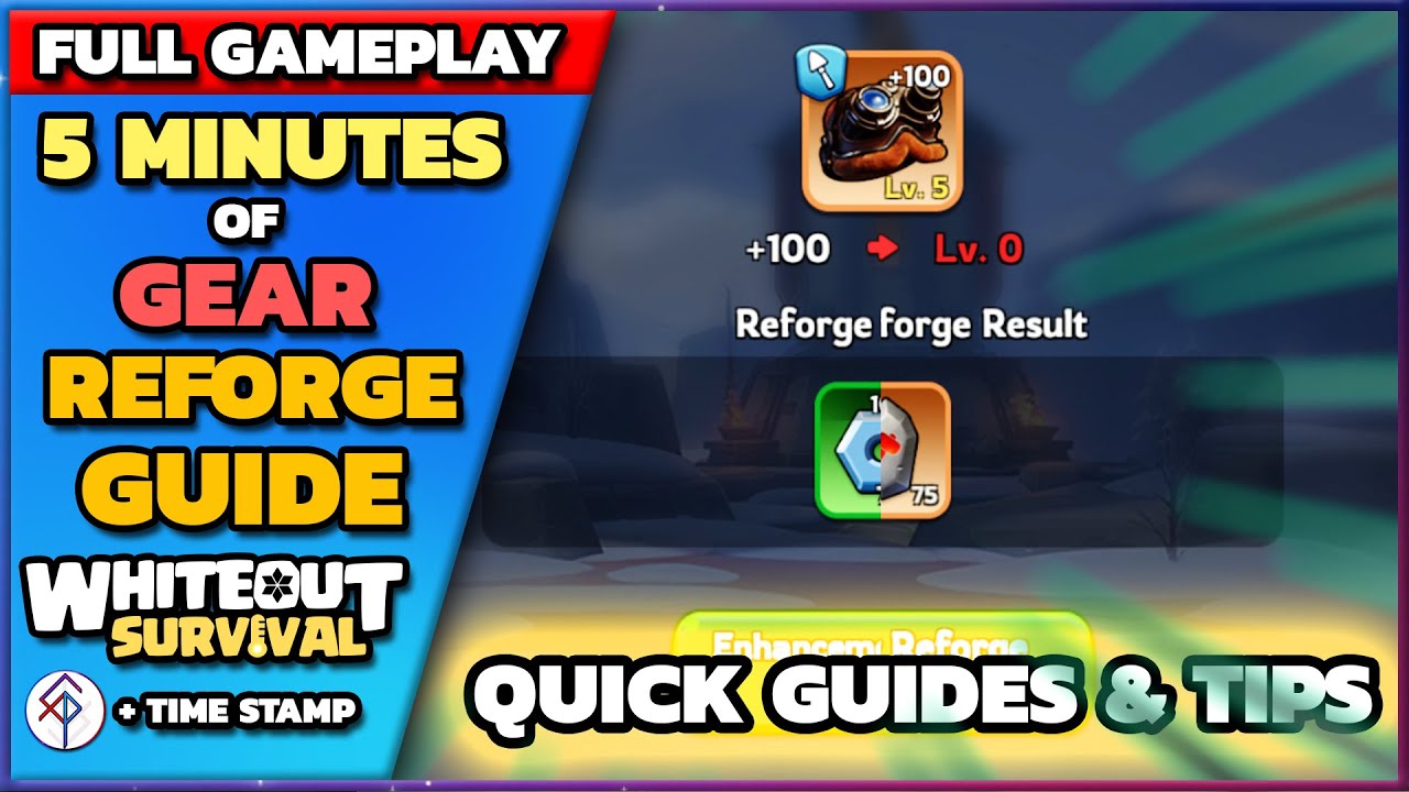️ Whiteout Survival - 💪 Hero Gear & Gear Reforge Complete Guides & Tips ...