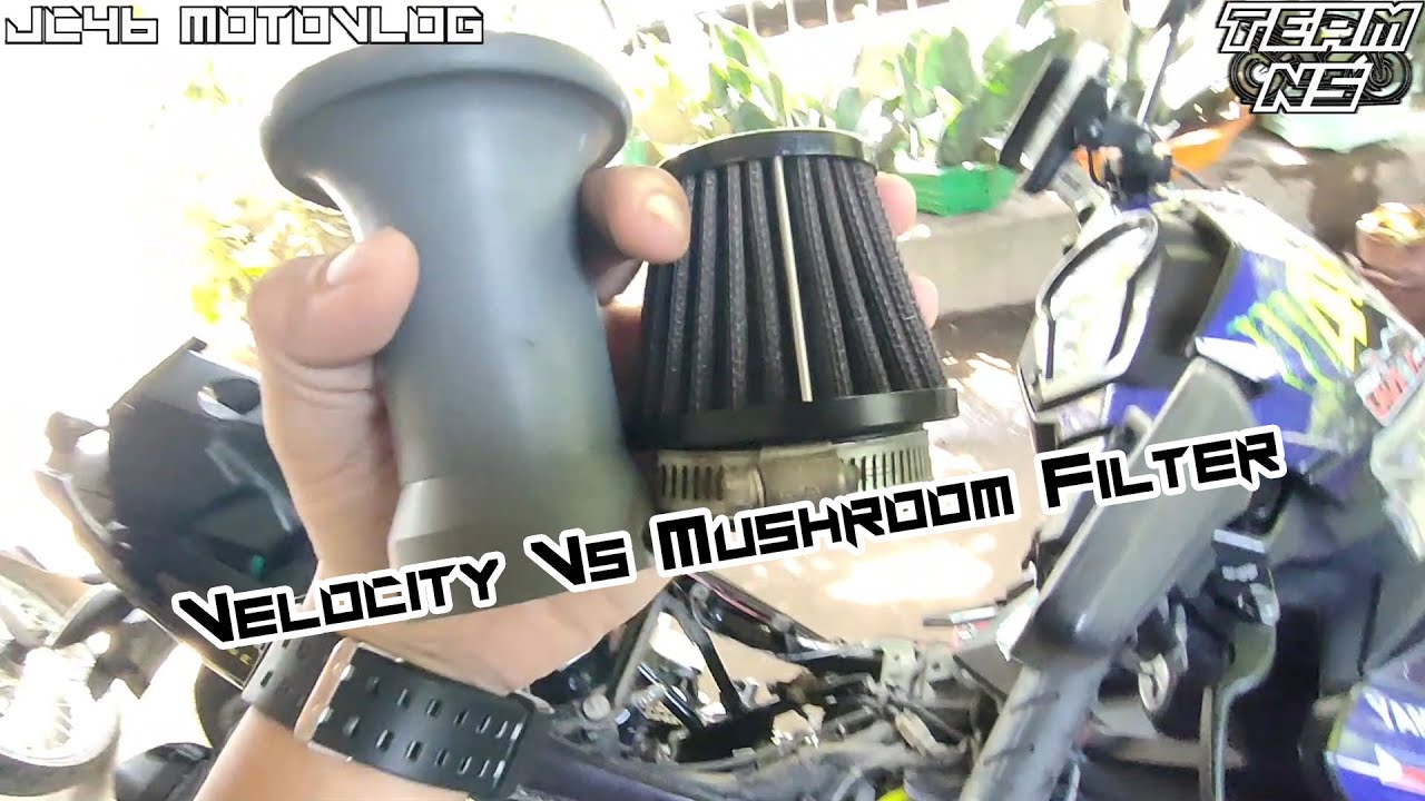 Mushroom Air Filter Vs. Velocity - YouTube