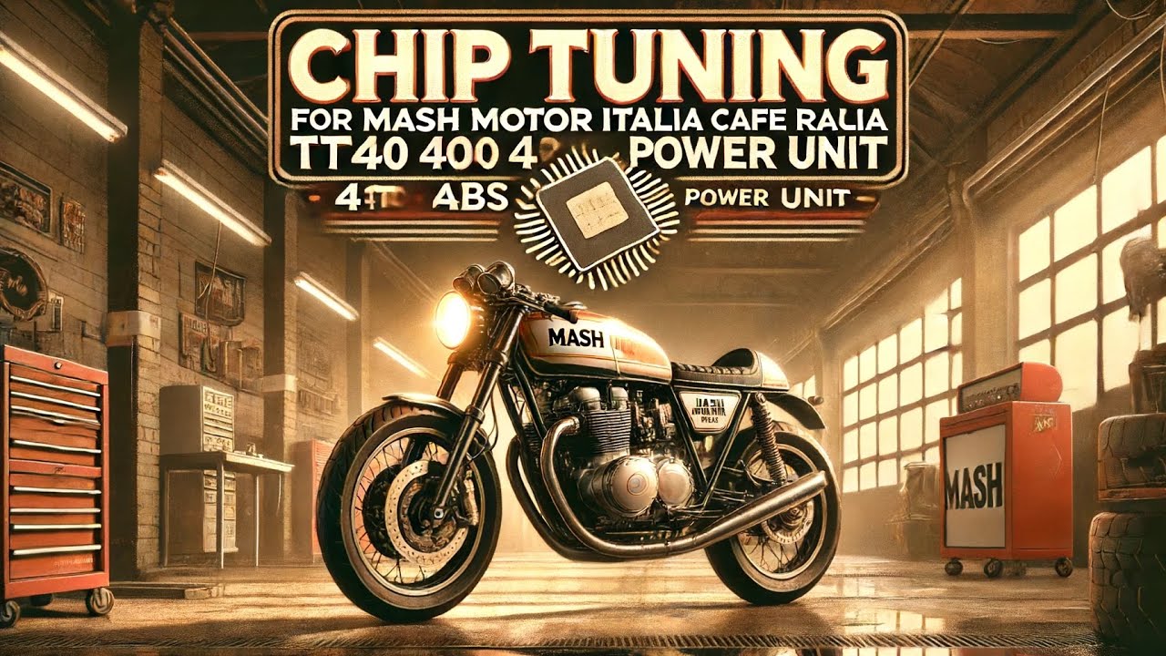 Chip tuning for Mash Motor Italia TT40 Cafe Racer 400 4T Abs power unit ...