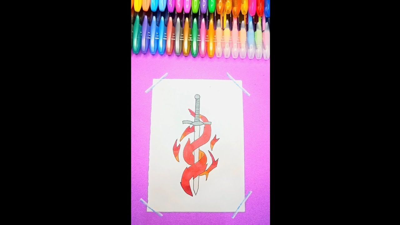 how to draw sasukeuchiha sword 🗡️ from Naruto #sasuke #itachi #minato # ...